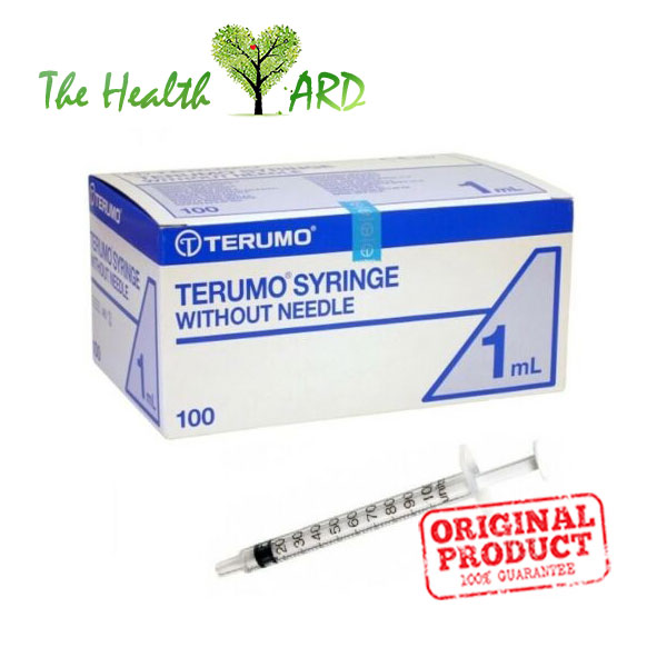 Terumo Syringe Luer Slip 1cc/ml 100's | Shopee Singapore