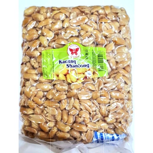 1kg Shantong Nuts 山草花生 Skinless Butterfly Cap Peanut Shandong Sandong ...