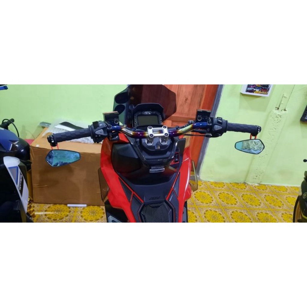 TWC CNC aluminum alloy Universal Side Mirror Balancer Handlebar End Bar ...