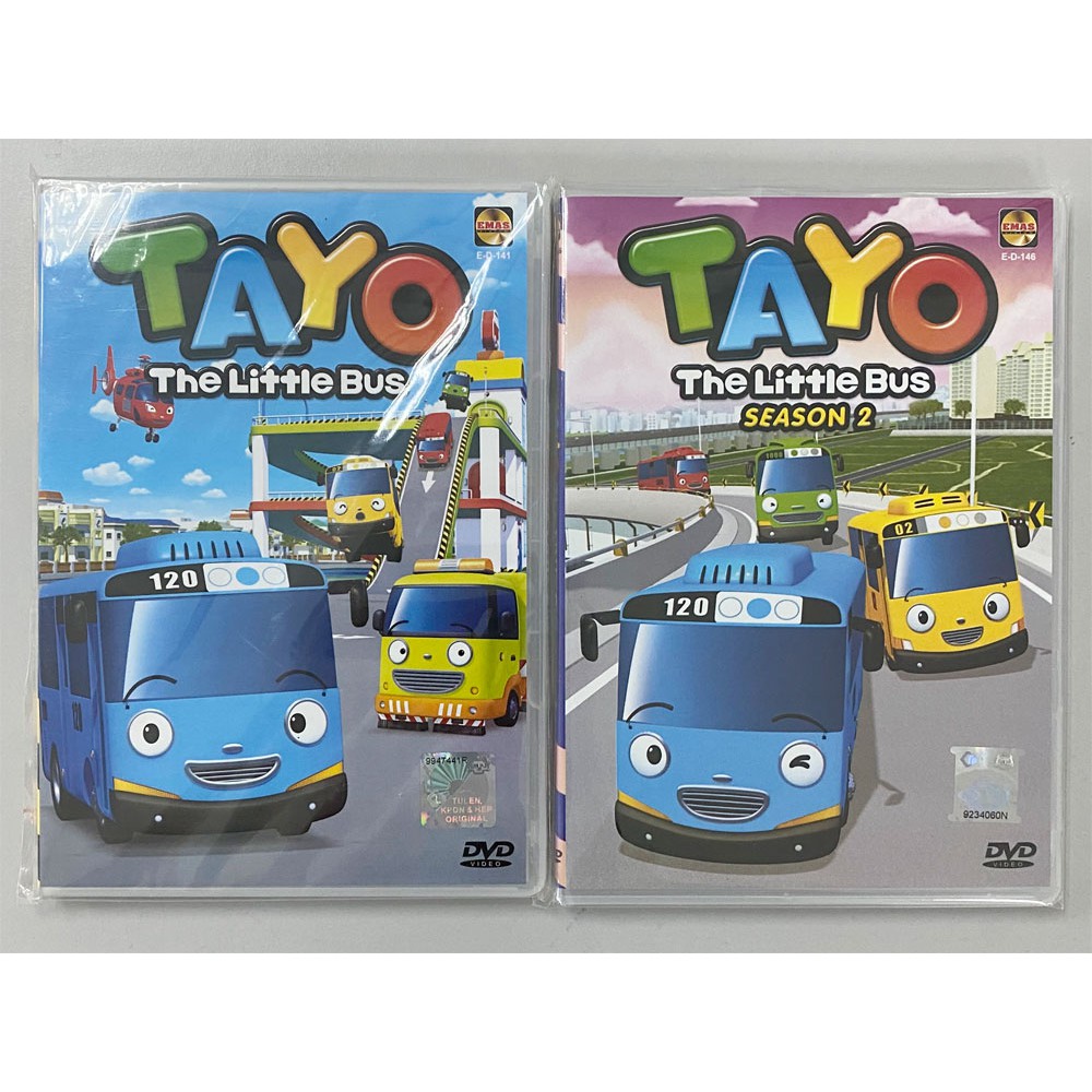 DVD CHILDREN CARTOON TAYO THE LITTLE BUS SEASON 1-2 VOL.1-26 END 2 BOX ...