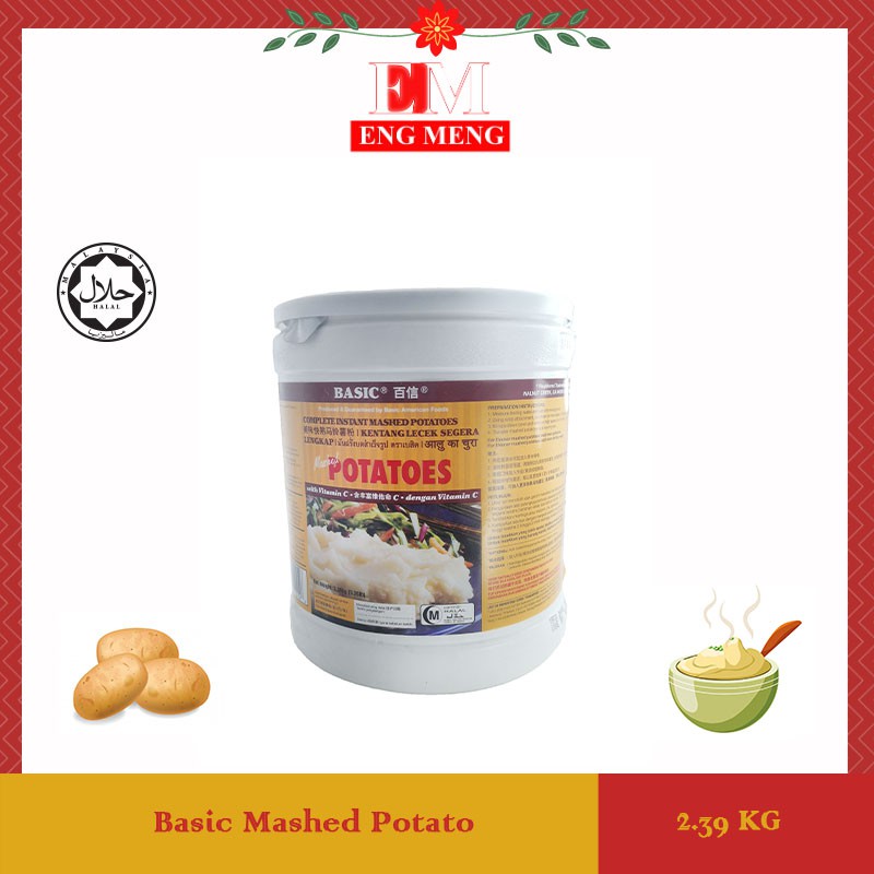 Basic Mashed Potato 2.39KG | Shopee Singapore