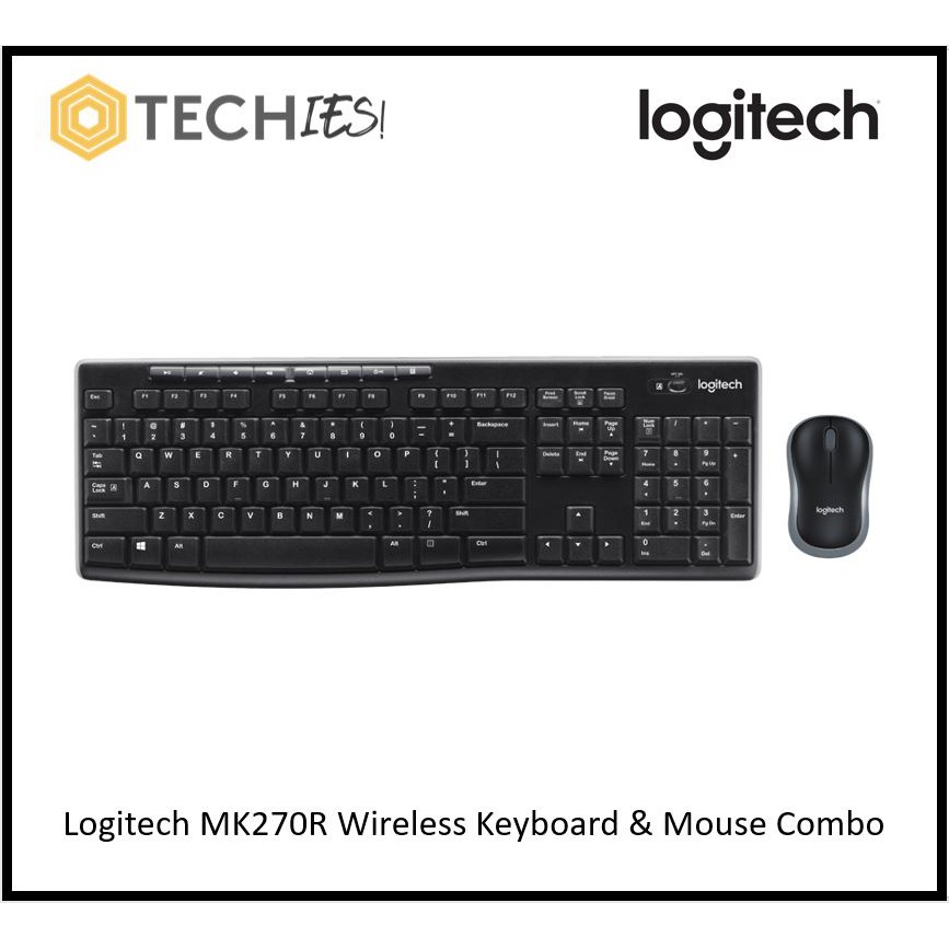 Logitech Mk270r Wireless Keyboard And Mouse Combo Shopee Singapore