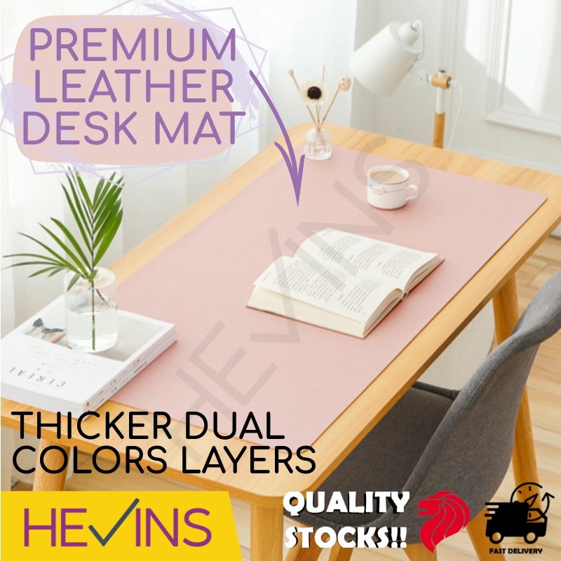 Leather Desk Mat Quality Stitched Leather Large Mouse Pad Design For ...