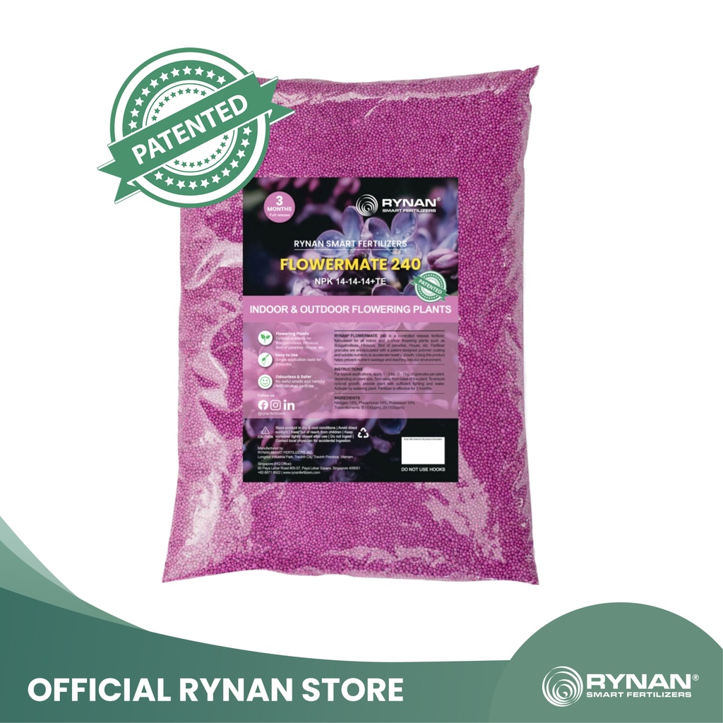 RYNAN Smart Fertilizers | For House Flowering Plants | RYNAN Flowermate ...