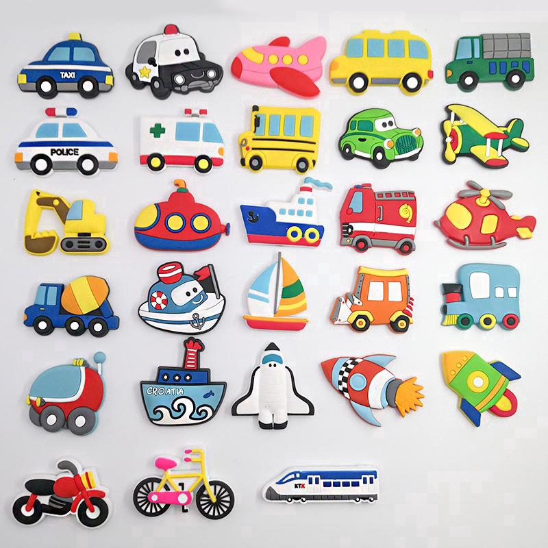 Mini Baby Magnetic Puzzles Cartoon Car Early Childhood Magnet Toys ...