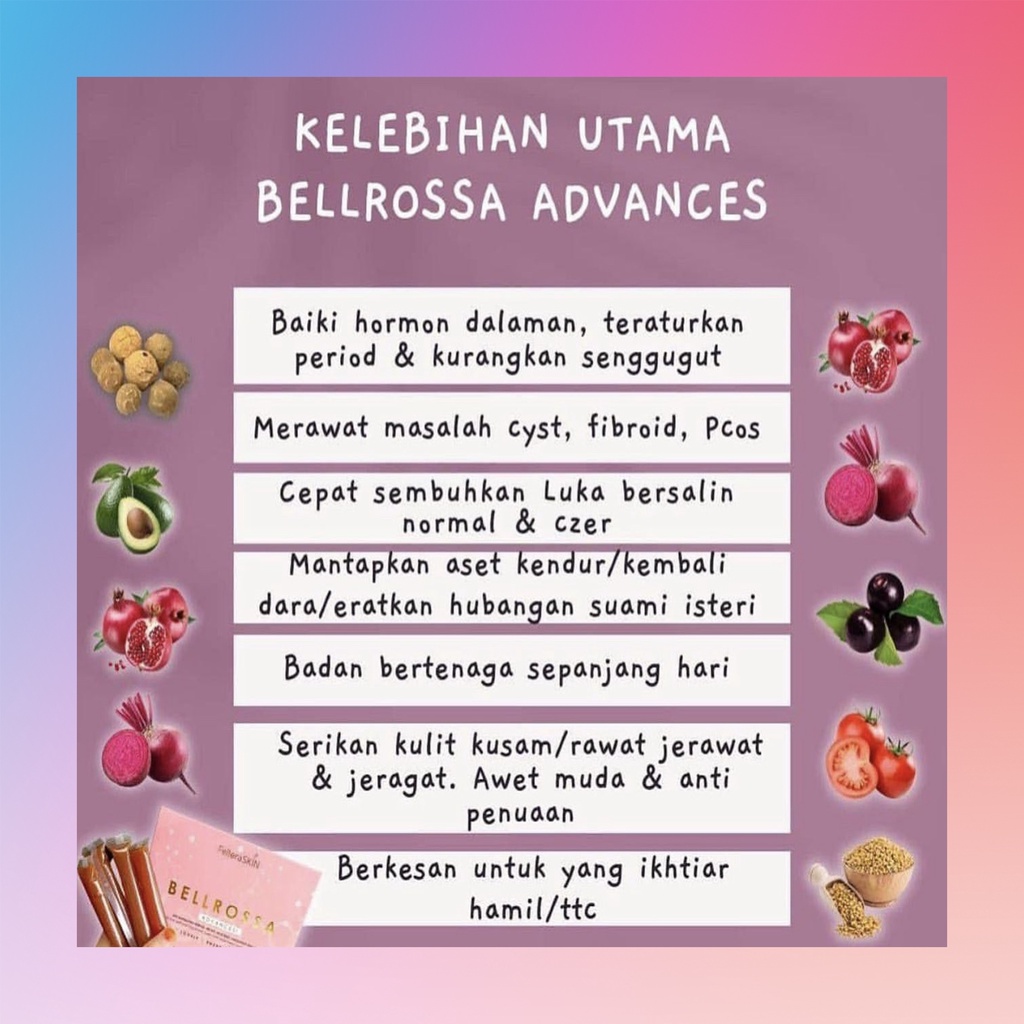 Fellera SKIN BELLROSSA ADVANCES by FELLERASKIN Jellylofa JELLY Neelofa ...