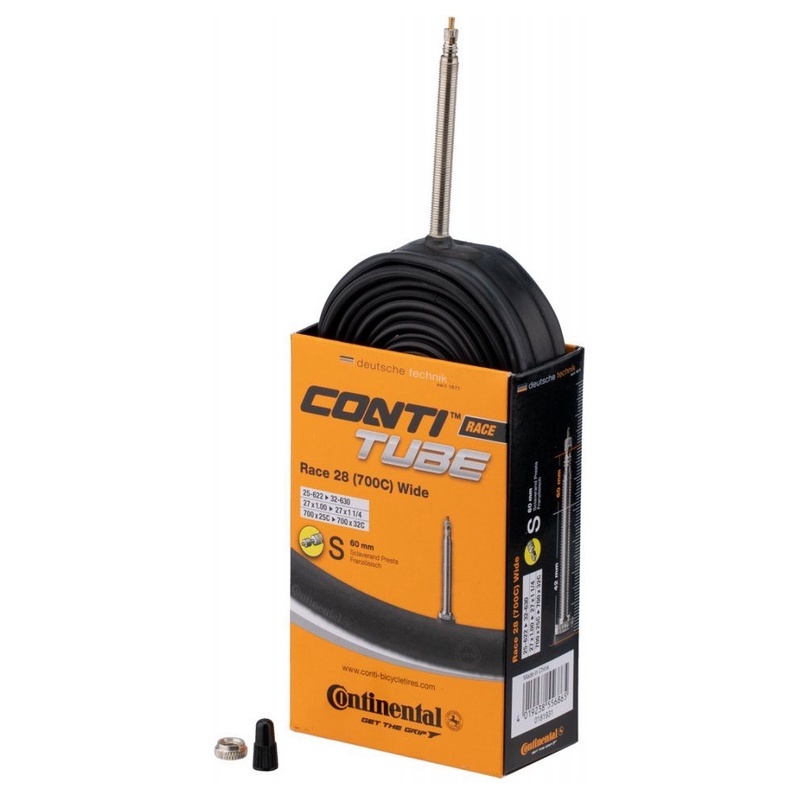 Continental Race 28 Wide Inner Tube 700X25/32 60mm Presta Valve ...