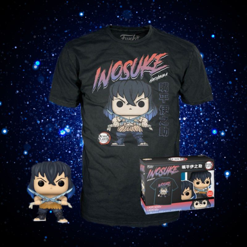Funko Pop! Tees: Demon Slayer - Inosuke (GameStop Exclusive) | Shopee ...