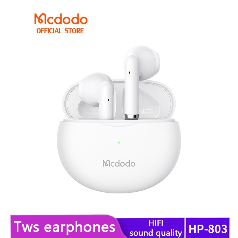 Mcdodo TWS Bluetooth Earphones Stereo Wireless 5.0 HP-803 | Shopee Singapore