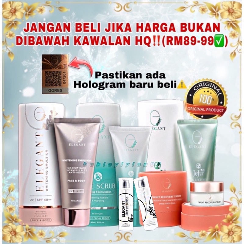 Elegent Whitening Emulsion Sunscreen/ Cellulose Face Scrub / Jeju Green ...