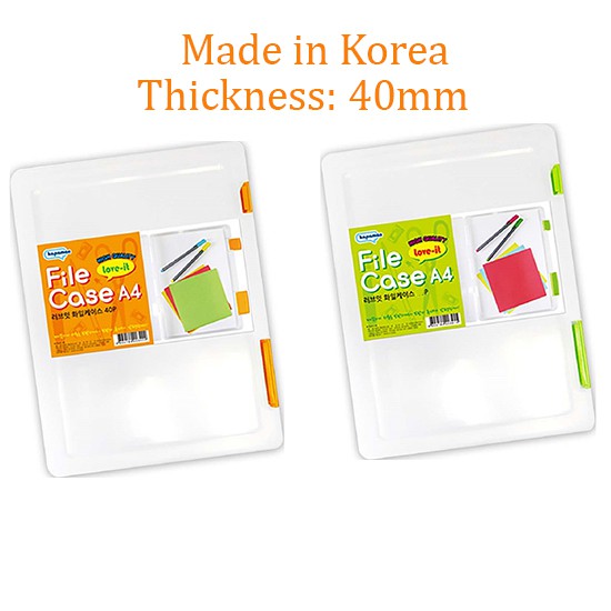 KAPAMAX A4 40mm Semi-Clear Document Case Box Made in KOREA | Shopee ...