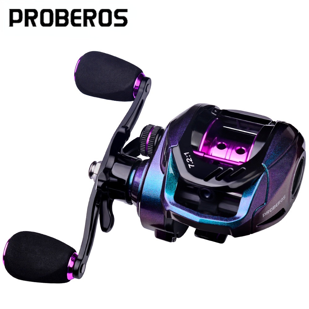 PROBEROS Casting Bc Reel 7.2:1 Gear Ratio 10kg Drag Carbon Shell ...