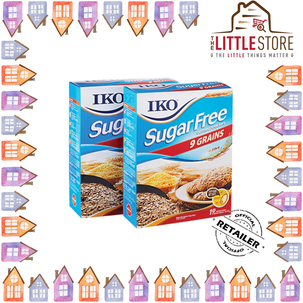 [Oat Biscuits Bundle of 4 Boxes] IKO Sugar Free Oat Cracker 178g [New ...