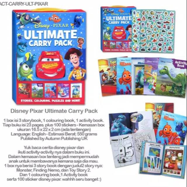 Ultimate Carry Pack Disney Pixar Box set | Shopee Singapore