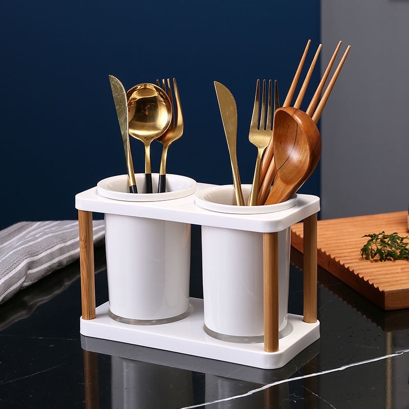 [SG Stock] Water-Draining Utensils Rack for Kitchen | Shopee Singapore