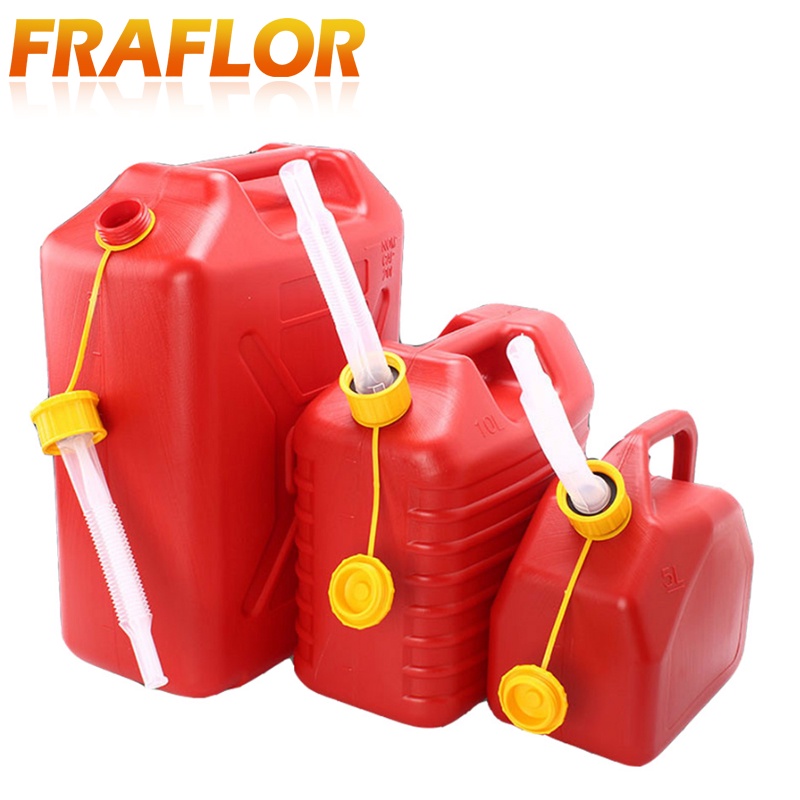 5L 10L Liter Spare Petrol Oil Gasoline Cans Fuel Tank Can Jerry Cans Explosion-proof Car ...