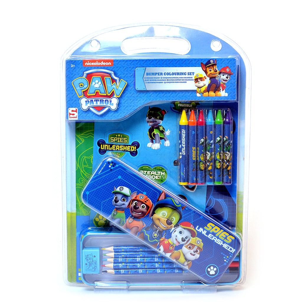 Paw PATROL Coloring Package Original Character Coloring Set | Shopee ...