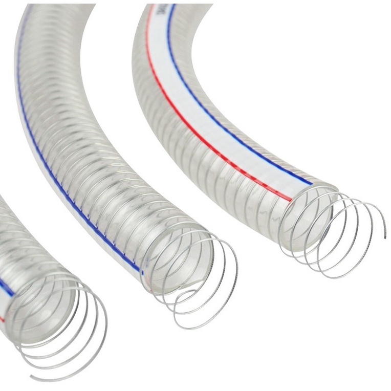 [SG TOCK] SPRING HOSE 2"-4" Plastic PVC Steel Spiral Wire Vacuum Tube ...