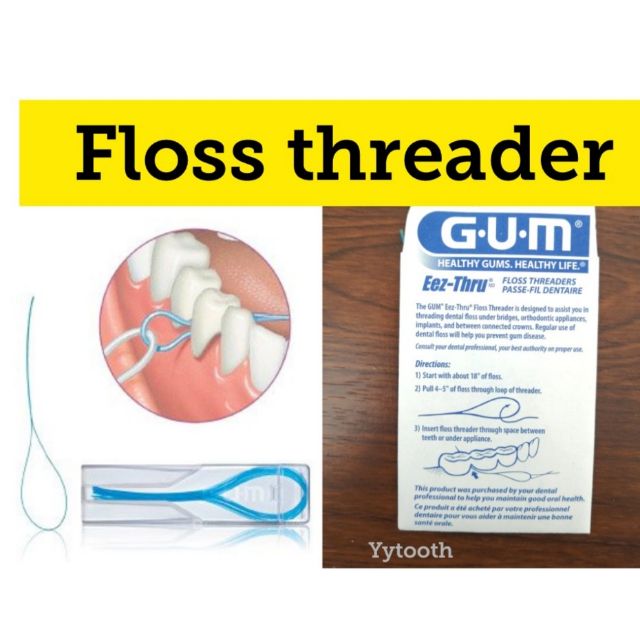 D9E GUM Eez-Thru Floss Threader (5pcs) | Shopee Singapore