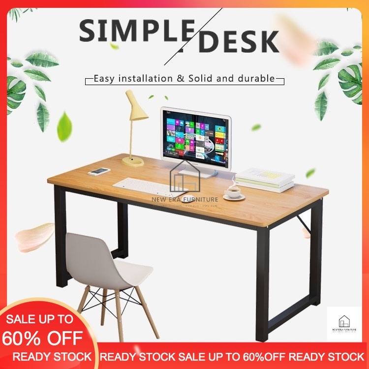 Single Study Working Table Simple Computer Desk Home Office Writing ...