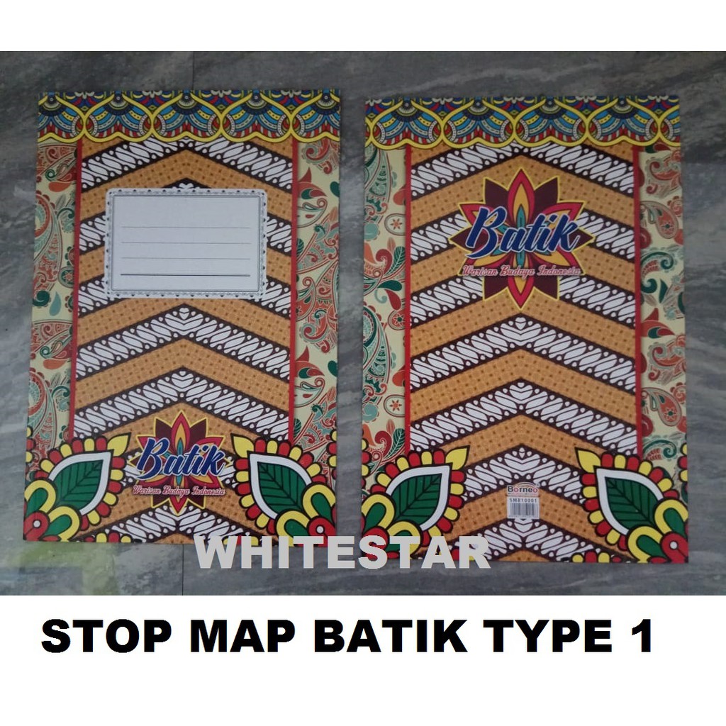 Stop map batik Size F4/folio map Paper | Shopee Singapore