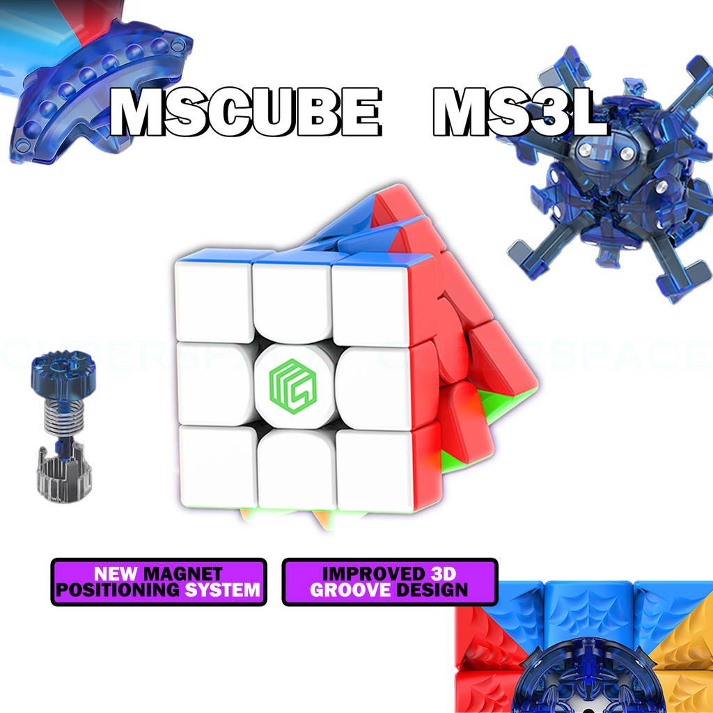 MsCube MS3L Enhanced Edition 3x3 Magnetic Speedcube | Shopee Singapore