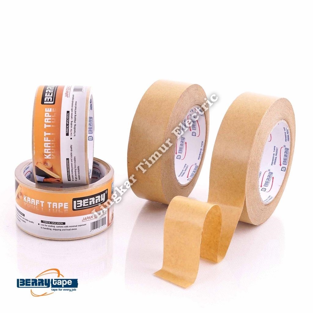 Kraft Tape Berry 48mm x 12m/Berry Paper Duct Tape | Shopee Singapore