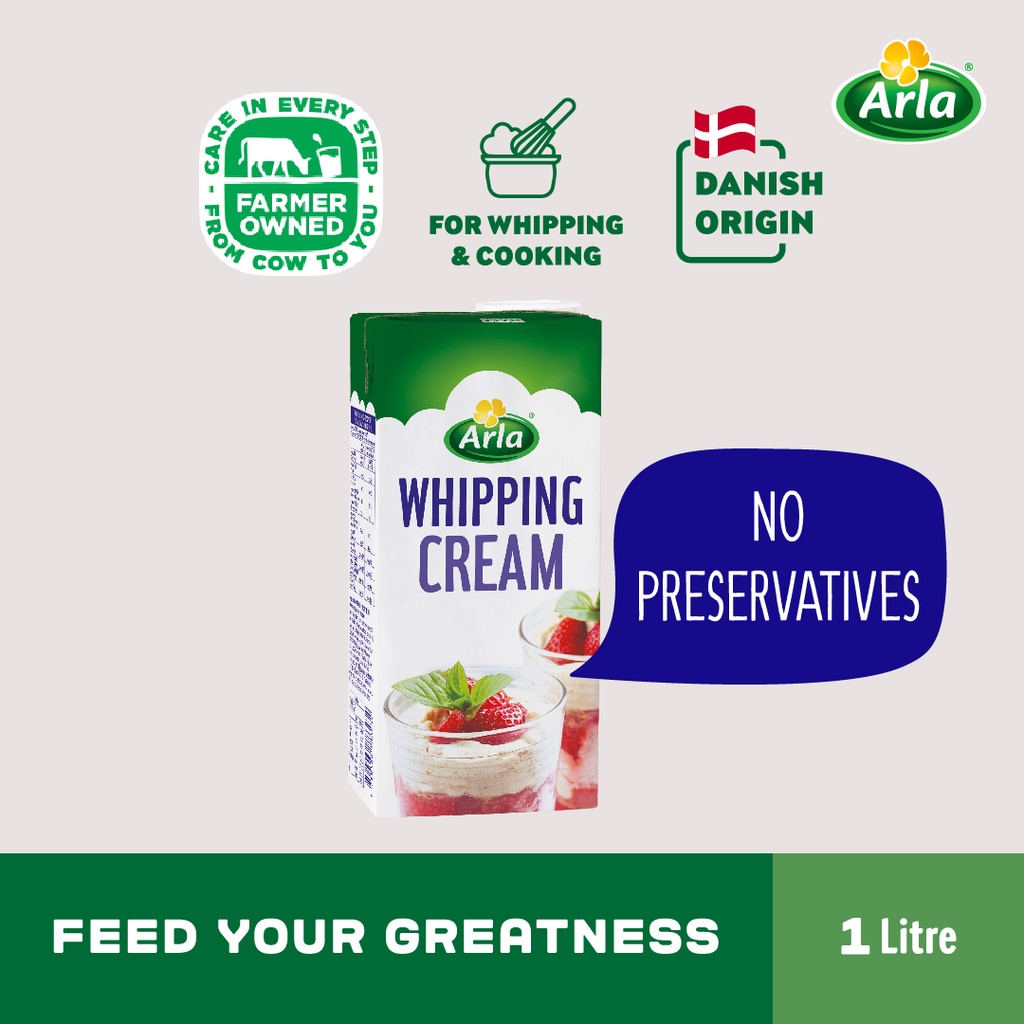 Arla Whipping Cream 1000ml 1000ml | Shopee Singapore