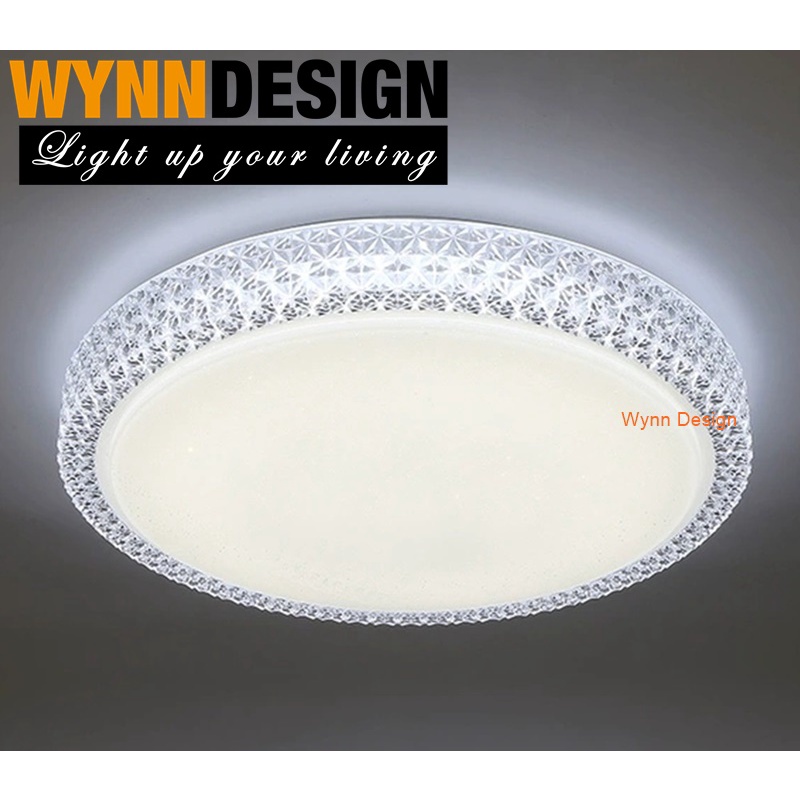 Wynn Design Ikea Ceiling Light 40cm/50cm Crystal Modern Led Panel Light ...