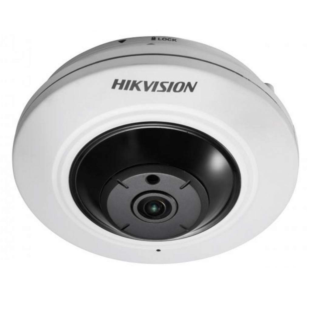 Hikvision DS-2CD2935FWD-IS Infrared Fisheye IP Panoramic Surveillance Camera 3.0 Megapixel ...