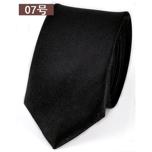 10001SG STOCK Necktie Slim Black Tie For Men Man Accessories Simplicity ...