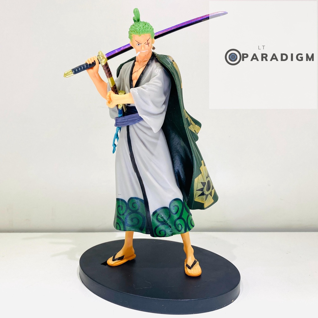 One Piece Zoro in wano Nation Model 17cm tall [LT Paradigm] | Shopee ...
