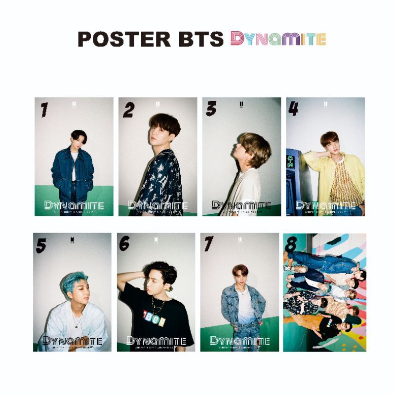 Bts DYNAMITE POSTER | Shopee Singapore