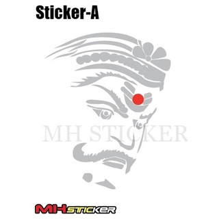 Indian God Sanggili Karuppar Vinyl Cutting Stickers (Car / Motor / Wall ...