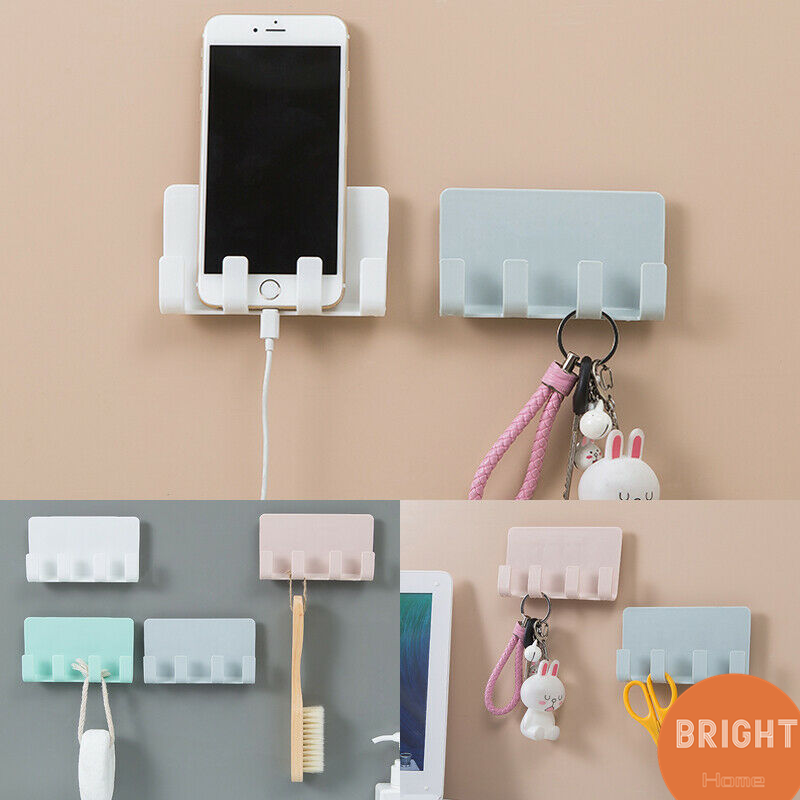 Bright Home Phone Charging Bracket Stand Holder Key Hole Shelf ...