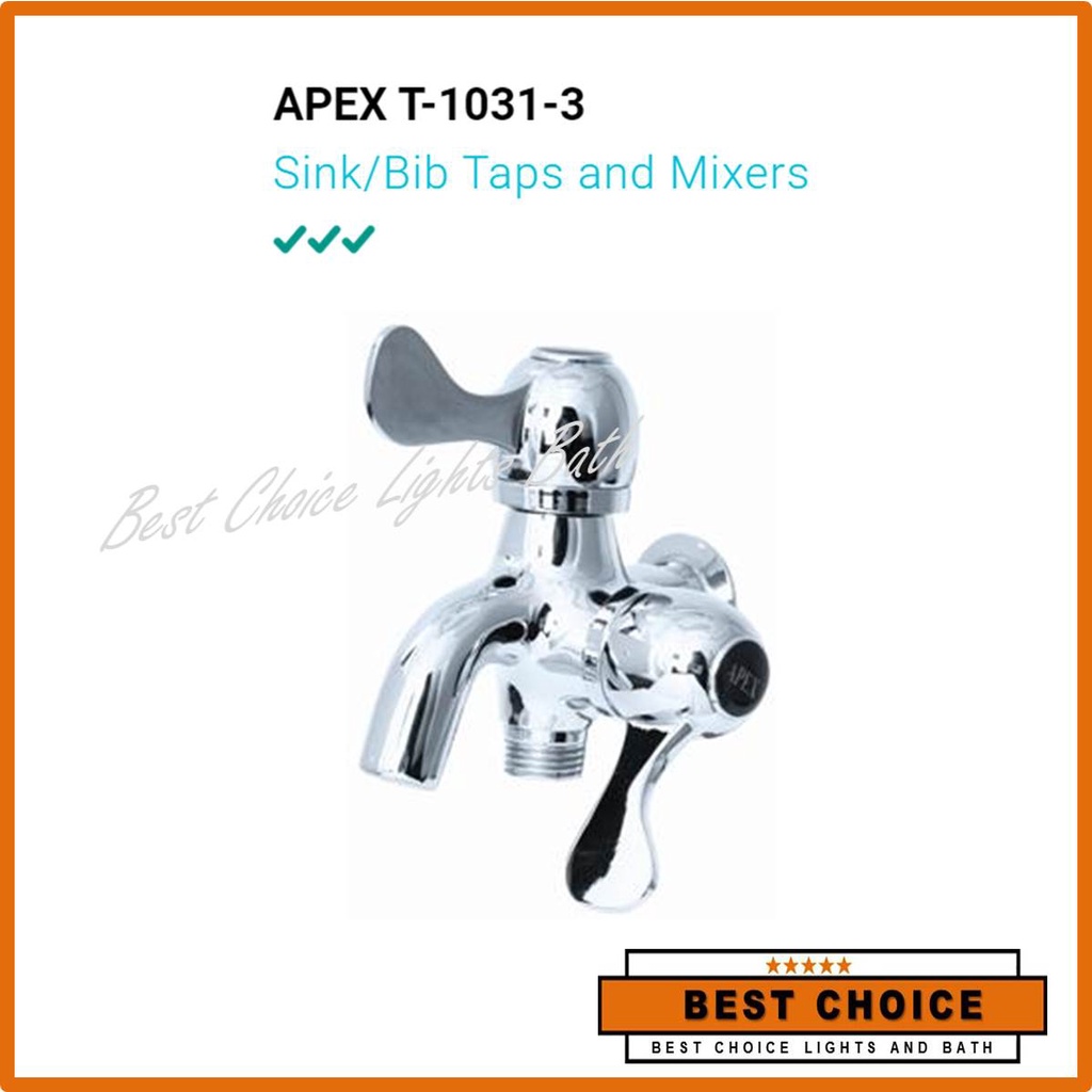 Water Tap T-1031 2-way Tap for instant heater toilet bathroom use ...
