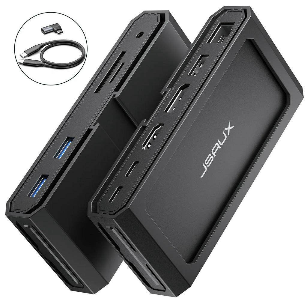 JSAUX 11-IN-1 Multi-Functional USB-C Docking Station Hub for Steam Deck ...