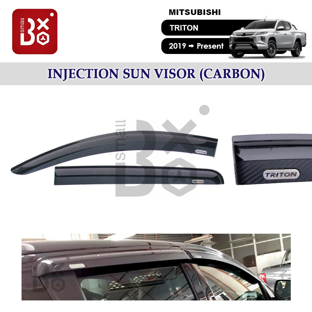 Mitsubishi Triton 2019-Present Injection Sun Visor (Carbon) | Shopee ...