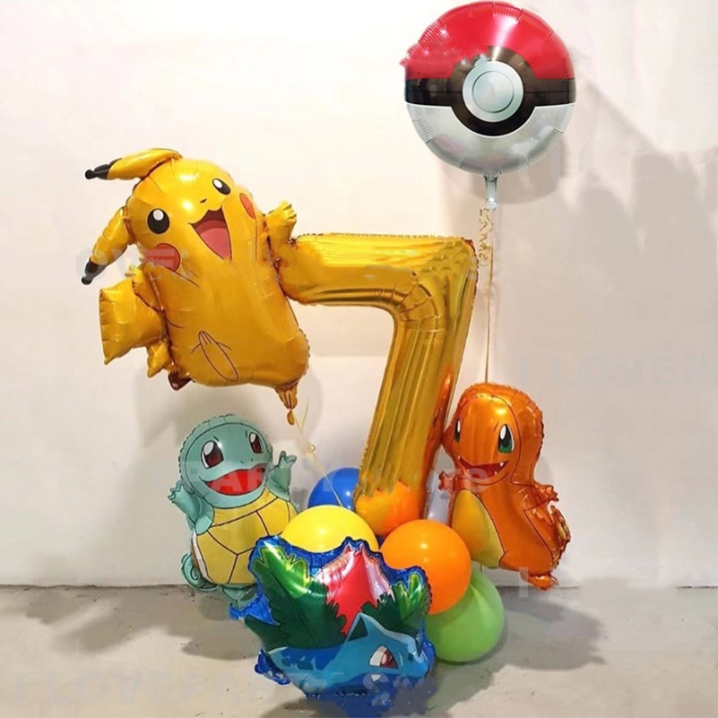 12pcs Pokemon Pikachu Balloon balloon Party Decoration Supplies ...