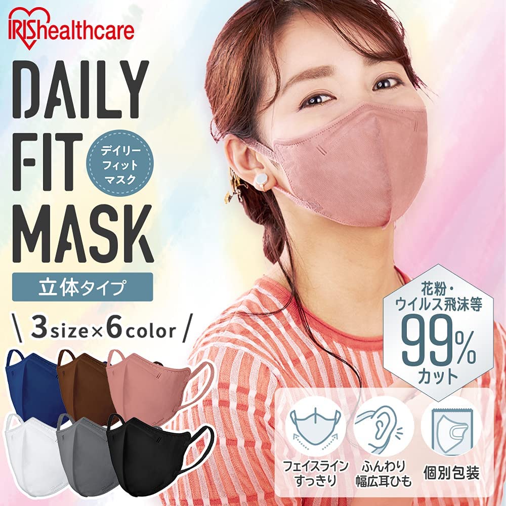 NEW Arrival Japan Iris Healthcare Daily Fit Masks (30pcs Individually ...