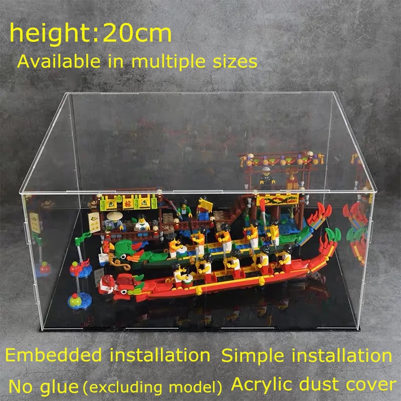 Height:20cm【Ready Stock】Acrylic Dust Cover ，Acrylic Display Box，Toy ...