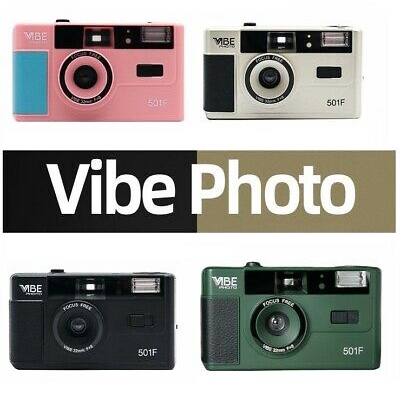 Vibe Photo 35mm Film Camera 501F and Vibe Photo 100 Black & White 35mm ...