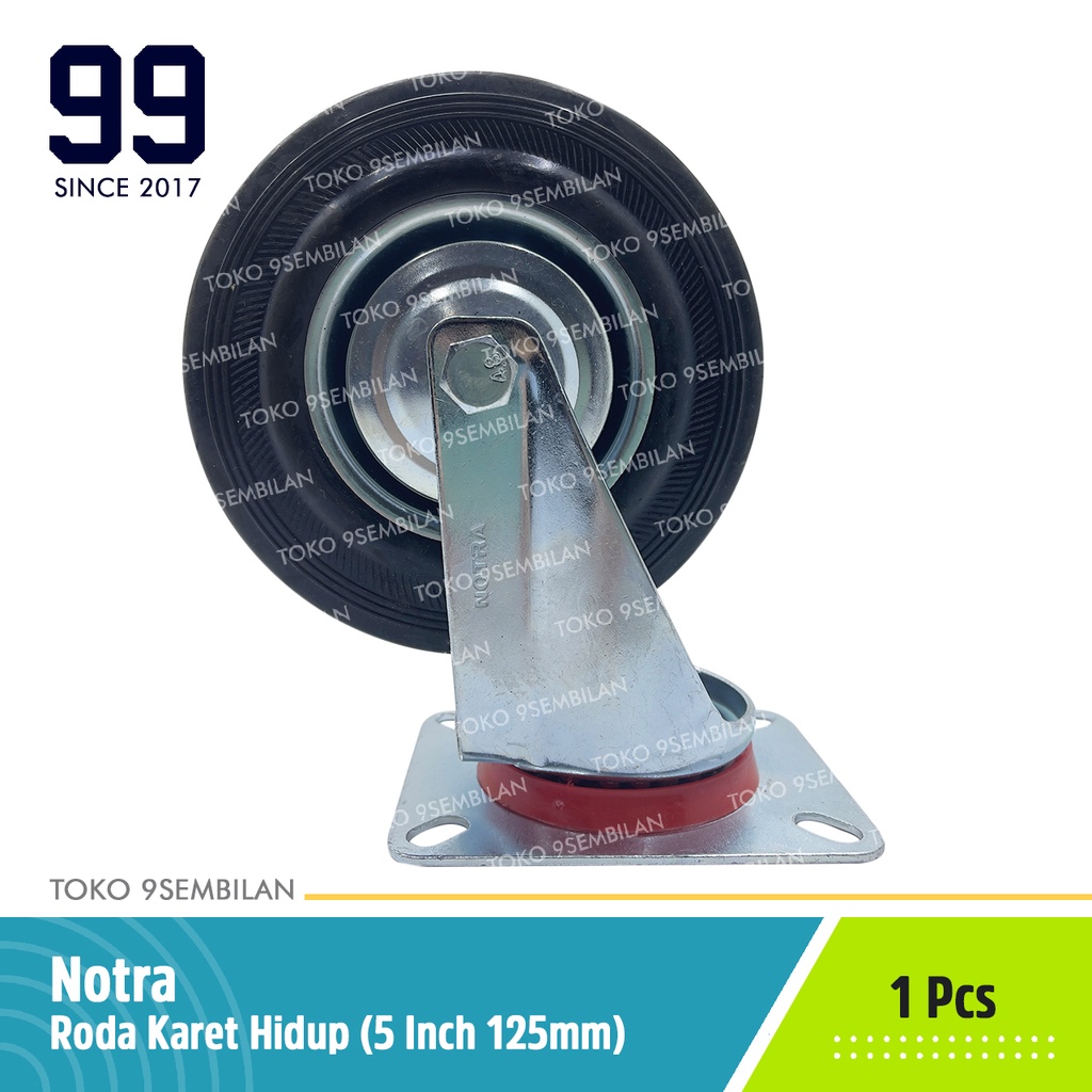 Xander Living Rubber Wheels 5 inch 125 mm Showcase Wheels Trolley Shelf ...