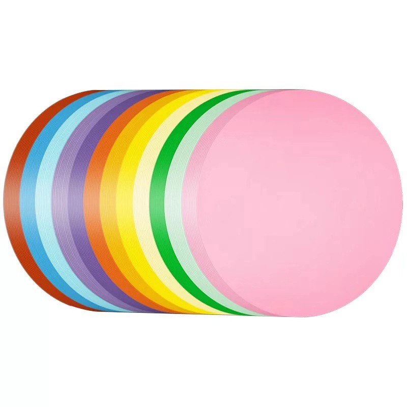Round Origami Paper Diameter 17cm 120pcs | Shopee Singapore