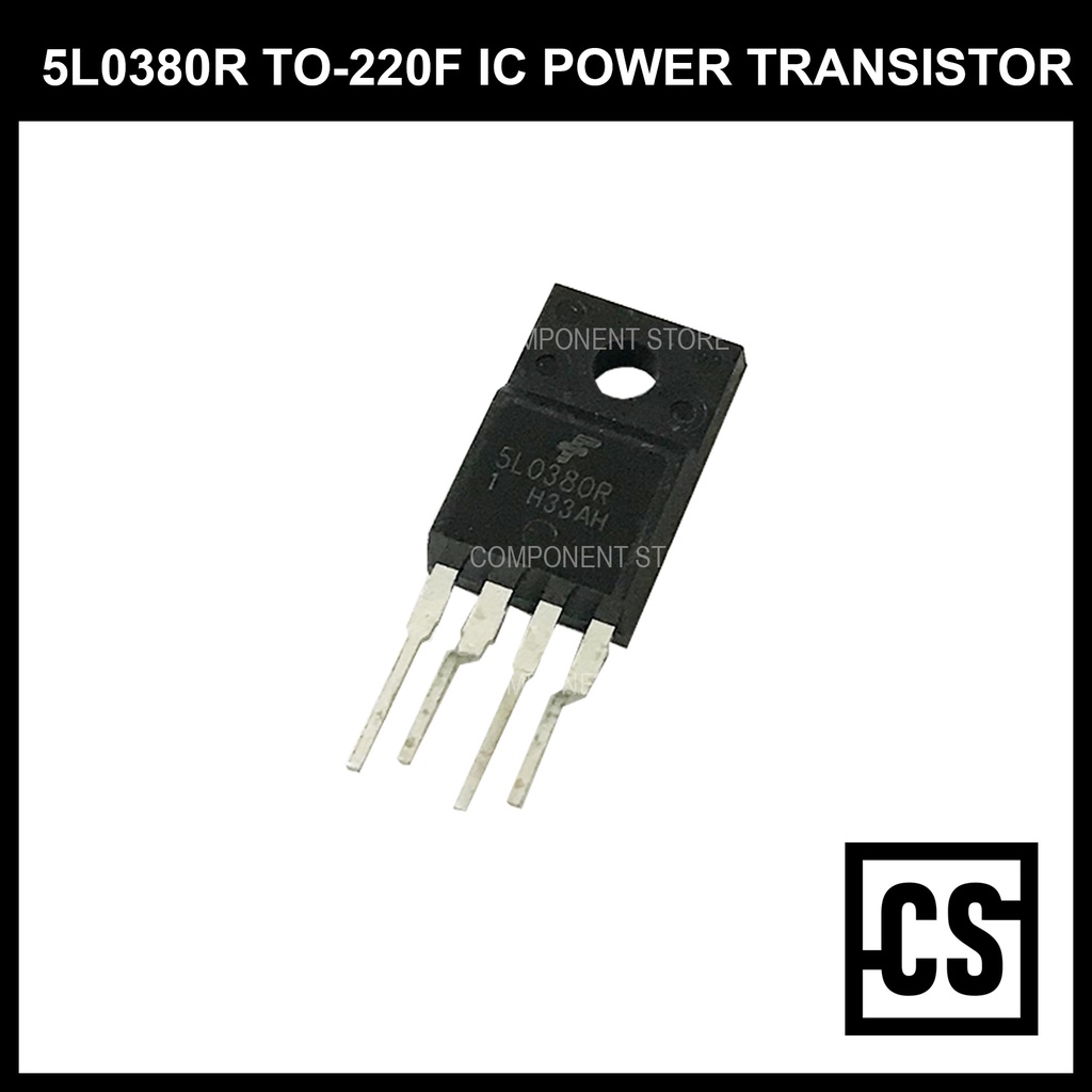 5L0380R TO-220F IC Power Transistor for Switching Power Supply LED Driver SMPS Mosfet Autogate ...