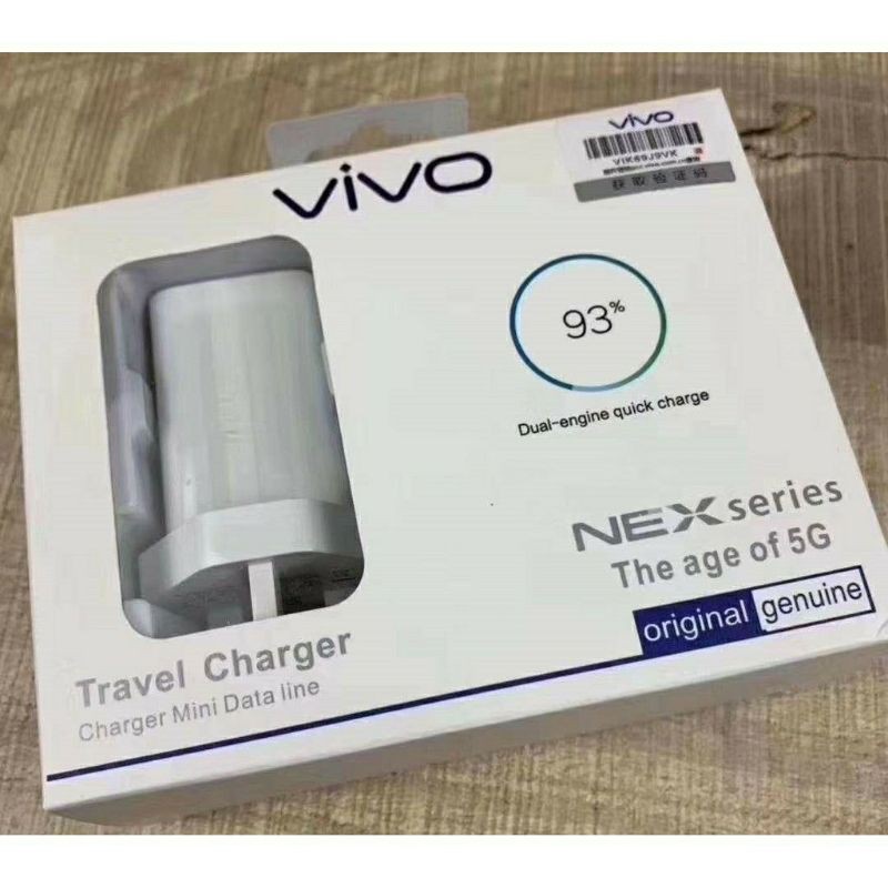 Vivo Dual Engine Quick Charge with Type-C cable set | Shopee Singapore