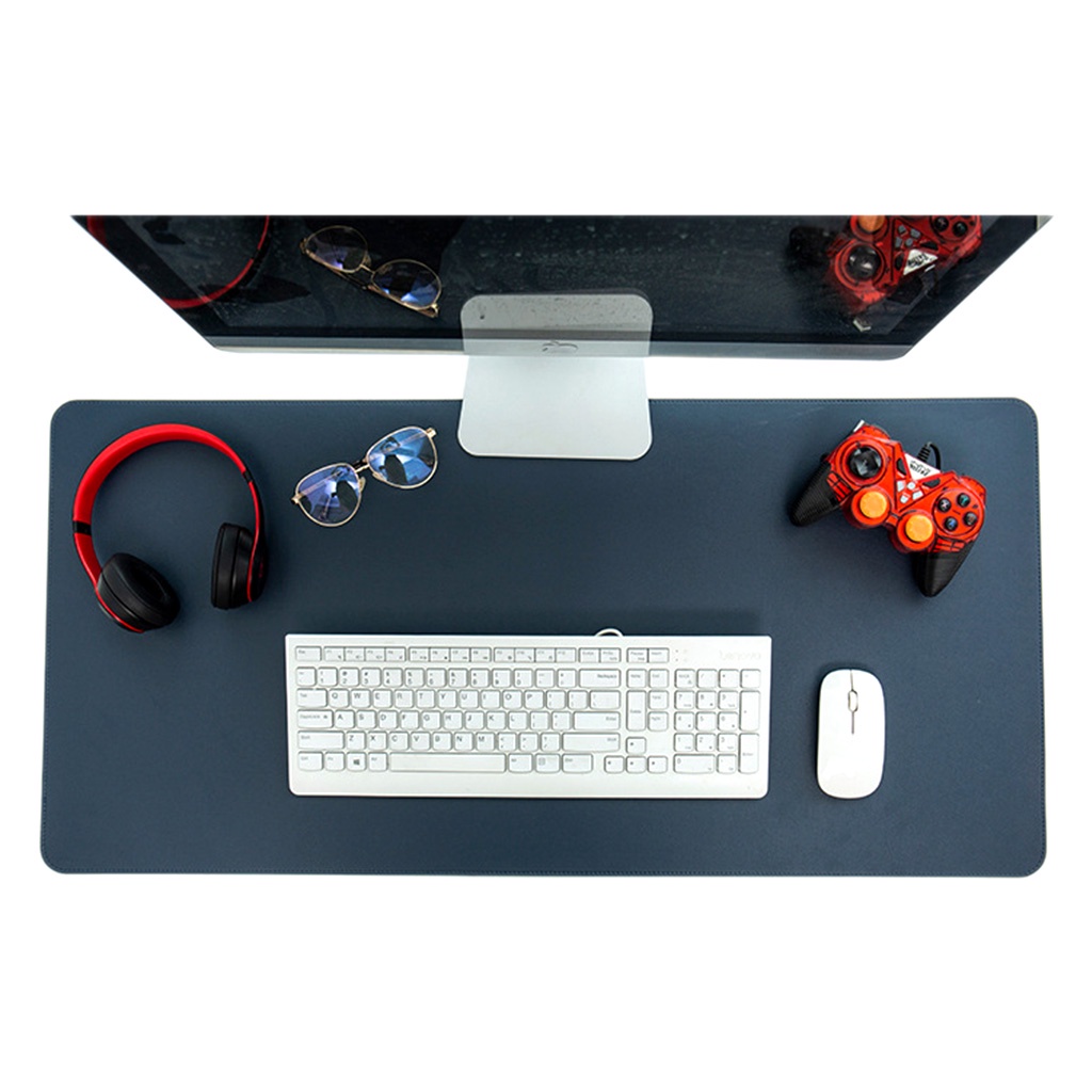 SG Waterproof Leather Desk Mouse Pad - Large Desktop Table Mat Laptop ...