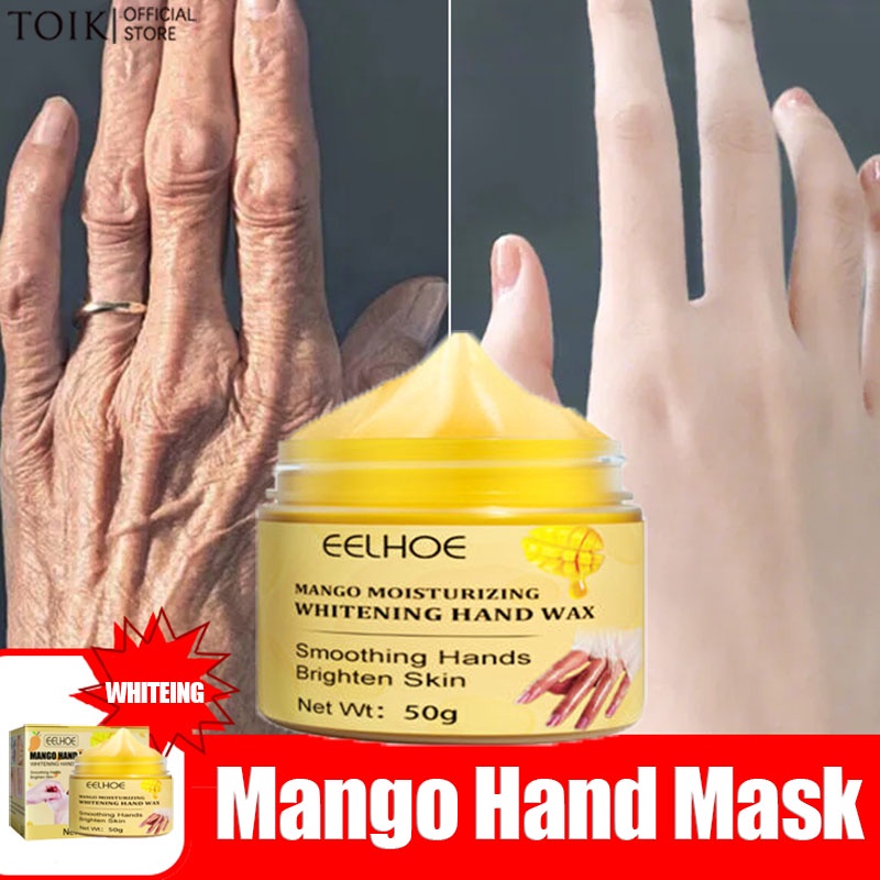 EELHOE Mango Hand Mask 50g Nourishing Tender Hand Wax Moisturizing ...