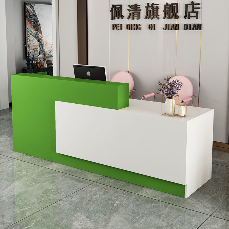 Cashier Counter Modern Minimalist Reception Desk Small Shop Table Desk ...