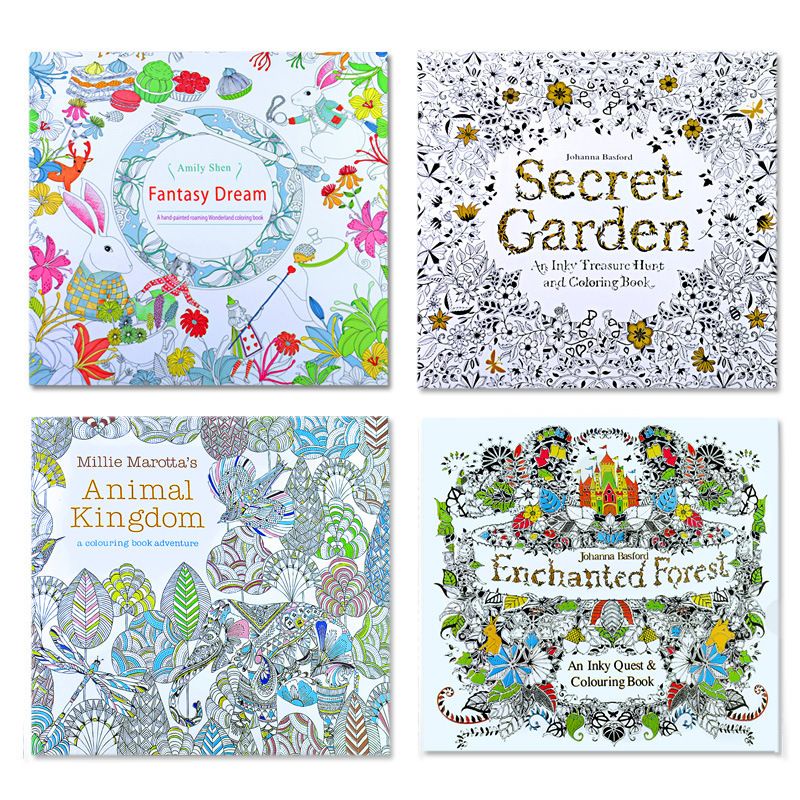 [SG instock] English Enchanted Tales Colouring Book | Shopee Singapore